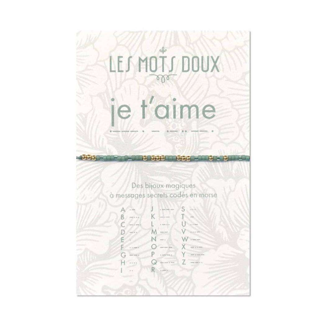Bracelet Code Morse : Je T'Aime 批發