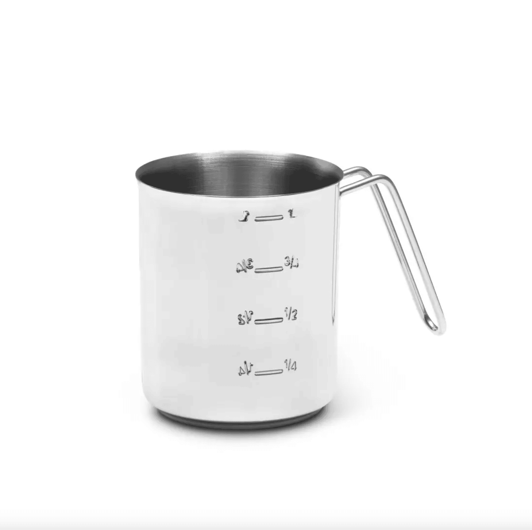 Steel graduated pot (0.5L) - BRICCOTTI Wholesale | tomatto