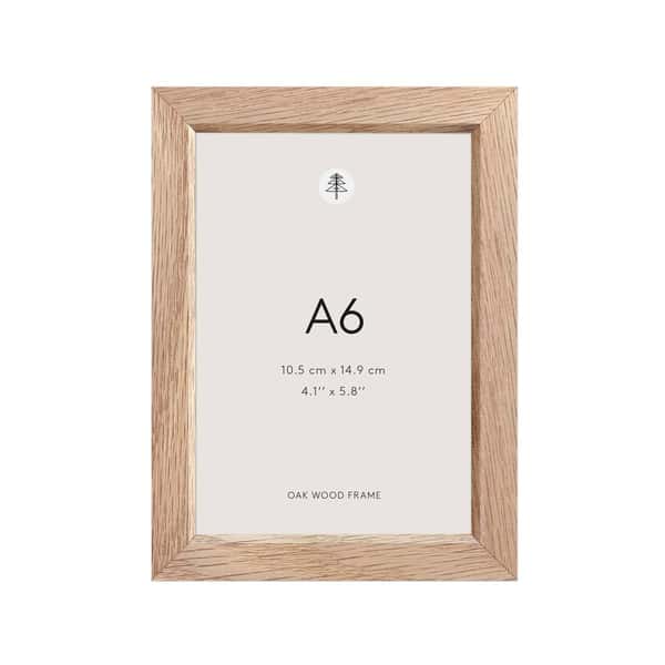 Oak Picture Frame - A6 - Made From 100% European Oak Wood 批發