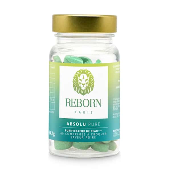ABSOLUTE + PURE Chewable Tablets: Skin Purifier Wholesale | REBORN PARIS