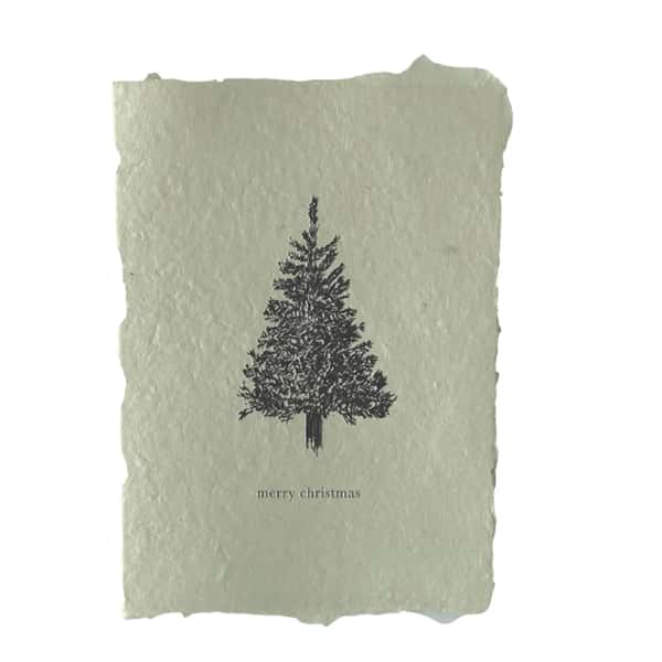 merry christmas tree note cards set of four 批發