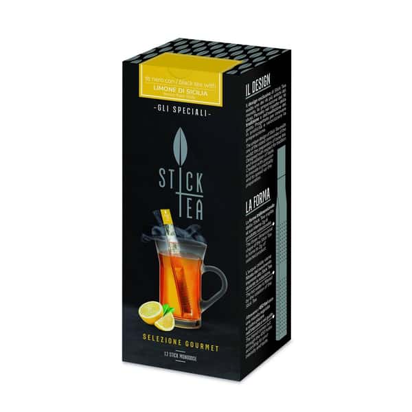 Sticks Tea Black Tea With Lemon From Sicily 12 Sticks 批發 | STICK TEA
